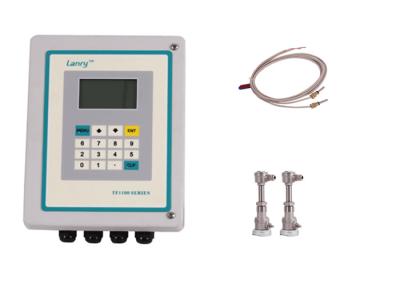 China High Precision Transit Time Ultrasonic Flow Meter Easy Installation Liquid Measure for sale