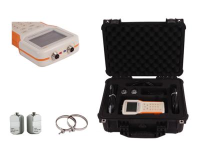 China Liquid Measure Handheld Ultrasonic Flow Meter , Transit Time Ultrasonic Flow Meter for sale