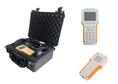 China Transit Time Handheld Ultrasonic Flow Meter Clamp On Type Liquid Measurement for sale