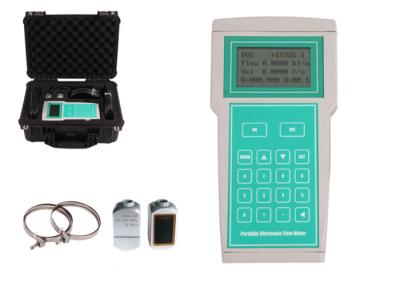 China Lightweight Handheld Water Flow Meter Back Lit 4 Lines Display Energy Saving for sale