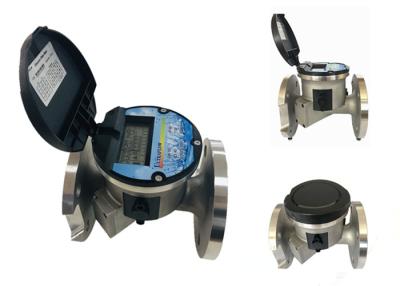 China Stainless Steel SUS304 Portable Ultrasonic Liquid Flow Meter No Moving Parts for sale