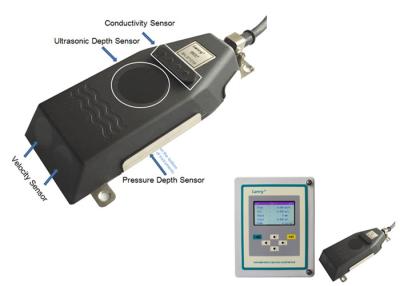 China Ultraflow 6537 Partially Filled Pipe Flow Meter / Open Channel Meter High Accuracy for sale
