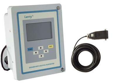 China Area Velocity Ultrasonic Open Channel Flow Meter With Data Logger 16GB for sale