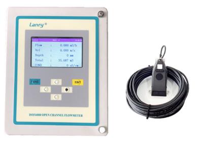 China Waterproof IP68 Ultrasonic Open Channel Flow Meter ±1% Measured Velocity for sale
