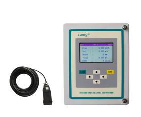 China 4-20mA 1mm/S Resolution Area Velocity Doppler Flow Meter for sale