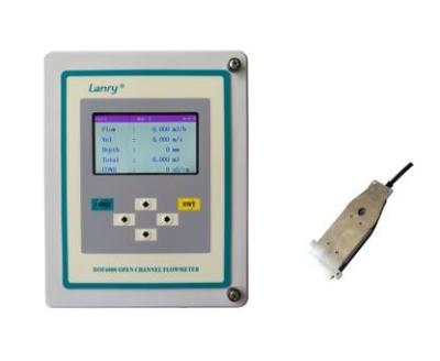 China 16GB RS485 Output Open Channel Doppler Flow Meter for sale