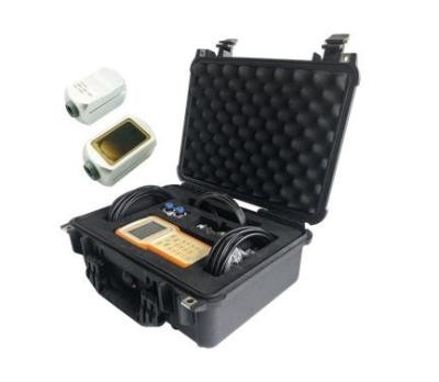 China CMC 0.25mm/S Transit Time Handheld Ultrasonic Flow Meter ABS housing for sale