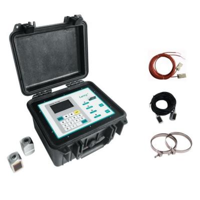 China Lithium Battery RS485 Modbus Portable Ultrasonic Flow Meter for sale