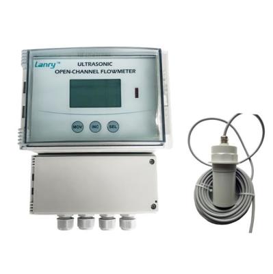 China 12mm Cable Triangle Weir Ultrasonic Open Channel Flow Meter for sale