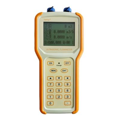 China Hot Selling Flow Rate Calibration Non-invasive Handhelld Ultrasonic Flow Meter Clamp On Types for sale