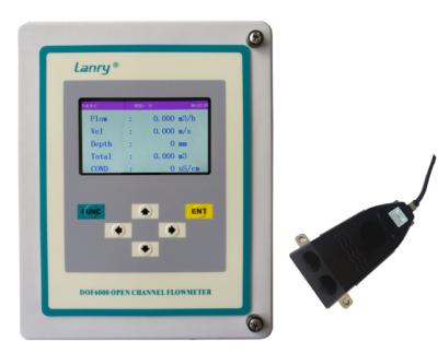 China Velocity Measuring Device Open Channel Flow Meters Ultrasonic Doppler Flow Meter For Liquids for sale