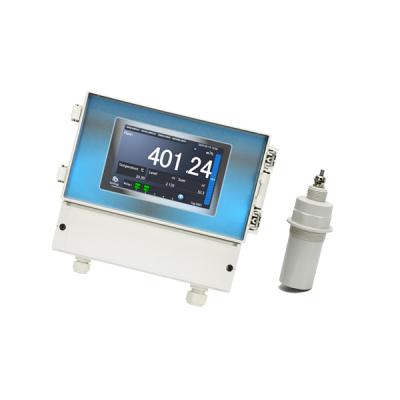 China data logger open channel ultrasonic flow meter digital level measurement for sale