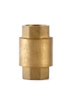 China Nontoxic DN10 Brass Inline Check Valve , Weather Resistant One Way Valve Brass for sale
