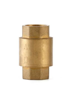 China Nontoxic DN10 Brass Inline Check Valve , Weather Resistant One Way Valve Brass for sale