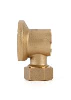 China Compression Brass Tube Fitting Push Connector Natural Color for sale