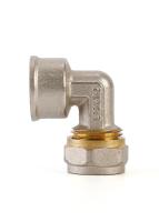 China Durable Nontoxic Male Compression Elbow , Anticorrosive Chrome Female Elbow for sale