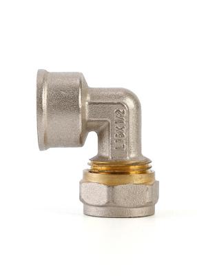 China Durable Nontoxic Male Compression Elbow , Anticorrosive Chrome Female Elbow for sale