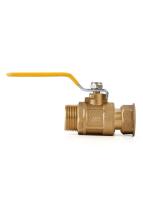 China Anti Loose Nontoxic Brass Gas Valve Multi Scene With Cast Iron Handle for sale