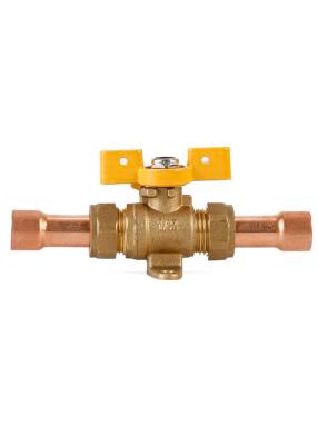 China Antiwear Rustproof Brass Gas Valve Weather Resistant Practical for sale