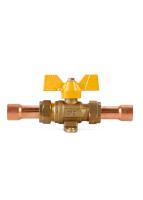China Antirust Forged Brass Gas Valve Multifunctional Heat Resistant for sale