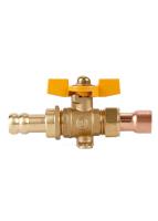 China Corrosion Resistant Brass Gas Valve Practical PN16 PN20 PN25 for sale