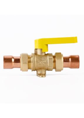 China Rustproof Stable Natural Gas Ball Valve , Nontoxic Brass Gasoline Shut Off Valve for sale