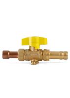 China Nontoxic Weatherproof Gas Valve Brass , Antirust Brass Gas Shut Off Valve for sale