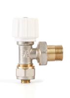 China EN215 Brass Harmless Angle TRV Valves , Antiwear TRV Straight Radiator Valves for sale