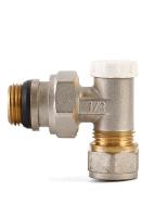 China Harmless Antiwear Brass TRV Valve , Multipurpose Angled TRV Radiator Valves for sale