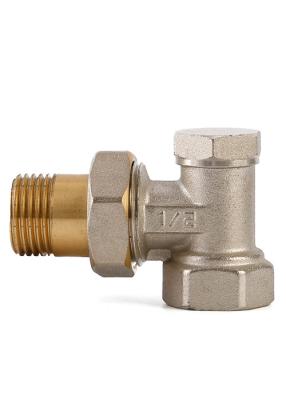 China Practical Rustproof Thermostatic Rad Valves , Anticorrosive Brass TRV Radiator Valves for sale