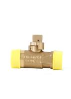 China Heatproof Forged Brass Gas Ball Valve , Anticorrosive Copper Shutoff Valve for sale