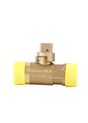 China Heatproof Forged Brass Gas Ball Valve , Anticorrosive Copper Shutoff Valve for sale