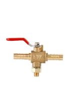 China Rustproof Stable 3 Way Copper Valve , Anticorrosive Brass Three Way Ball Valve for sale