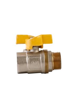 China Heatproof Antirust Ball Valve Brass , Anticorrosive Brass Lockable Ball Valve for sale