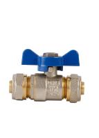 China Rustproof Forged Brass Ball Valve Heat Resistant Multipurpose for sale