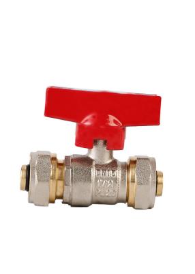 China Antiwear Heatproof T Handle Ball Valve , Corrosion Resistant Valve Tee Handle for sale