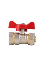 China Stainless Steel Two Piece Ball Valve Anticorrosive Multi Scene For Water for sale