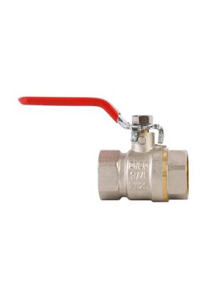 China Heatproof Antirust Brass Handle Ball Valve Chrome Plated Nontoxic for sale