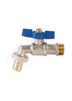 China Forged Wall Mounted Brass Bibcock Valve Multipurpose Durable for sale