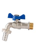 China 10bar 16bar Brass Bibcock Valve Corrosion Resistant For Basin for sale