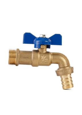 China NPT BSP Multi Turn Brass Bibcock Valve Corrosion Resistant Durable for sale