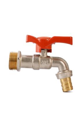 China Deck Mounted Antirust Brass Outdoor Tap , Garden Ball Valve For Hose Bib for sale