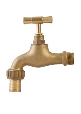 China Anticorrosive Hose Brass Bibcock Valve Anti Corrosion For Bathroom for sale