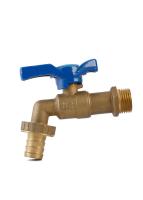 China Antirust Practical Bibcock Ball Valve , Multi Scene Small Brass Water Taps for sale