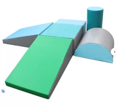 China Children Soft Play Cozy Woodland Brook Overpass 6 Piece Set 62x42x18 Inch for Ages 8 Months to 3 Years for sale