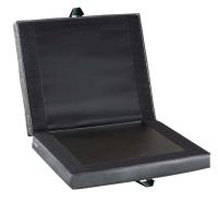 China Small Suitcase Stunt Mat 4in Thick for Gymnastics Tumbling and Low Falls for sale