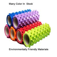 China EVA Spike Foam Roller 45x14cm Yoga Massage Stick for Muscle Recovery and Flexibility Training for sale