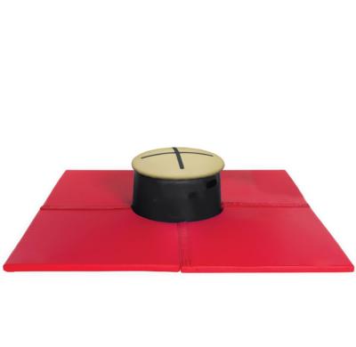 China Gymnastics Pommel Trainer Mat 6x6ft Folding Crash Mat Polyfoam for Kids Gym for sale