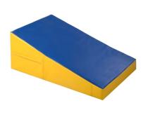 China Commercial Gymnastics Incline Wedge Mat 22kg EPE Foam 23x14x4 Inch Folding Tumbling Yoga Mat for sale