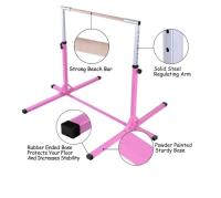 China Adjustable Steel Horizontal Training Bar Gymnastics Junior Home 36-59 Inch Height for sale